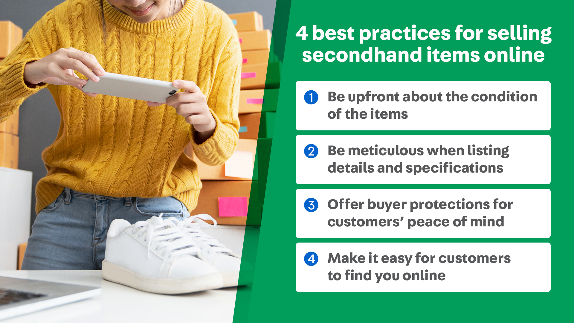 4 Best Practices for Selling Second Hand Items Online