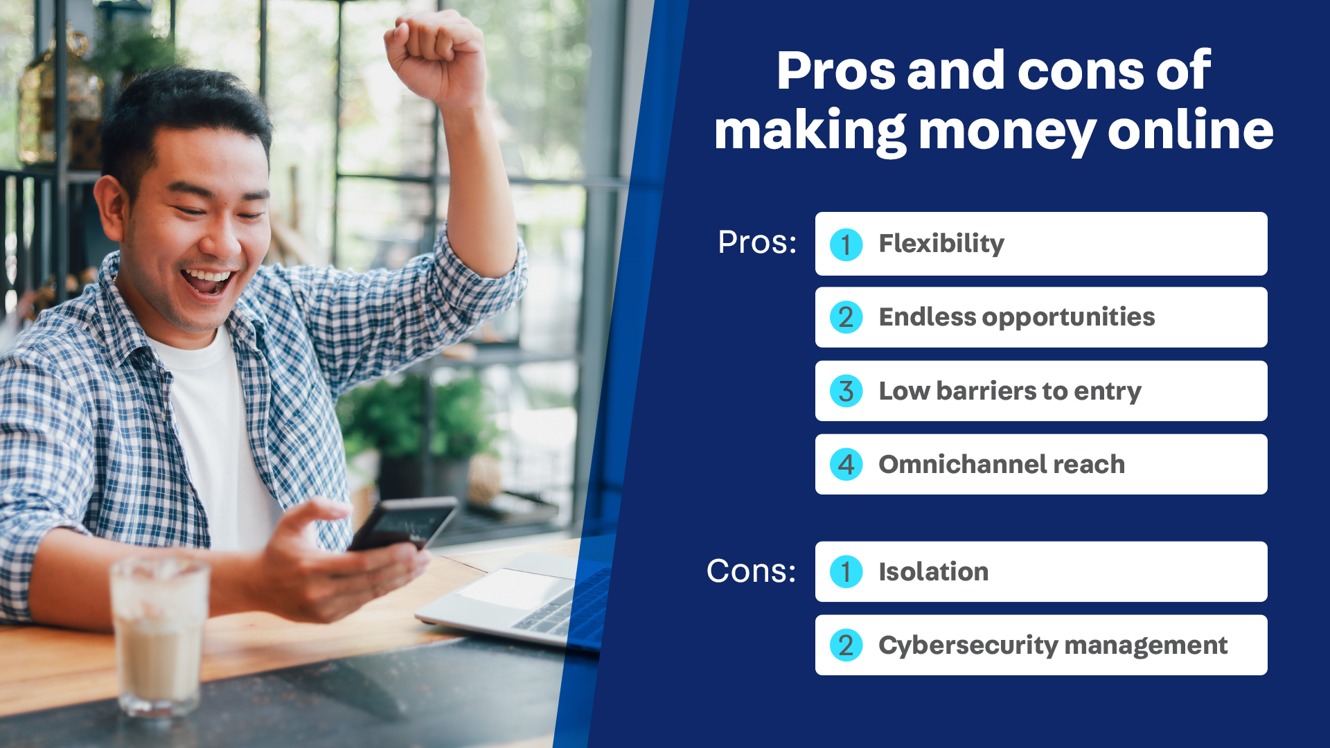Pros and Cons of Making Money Online