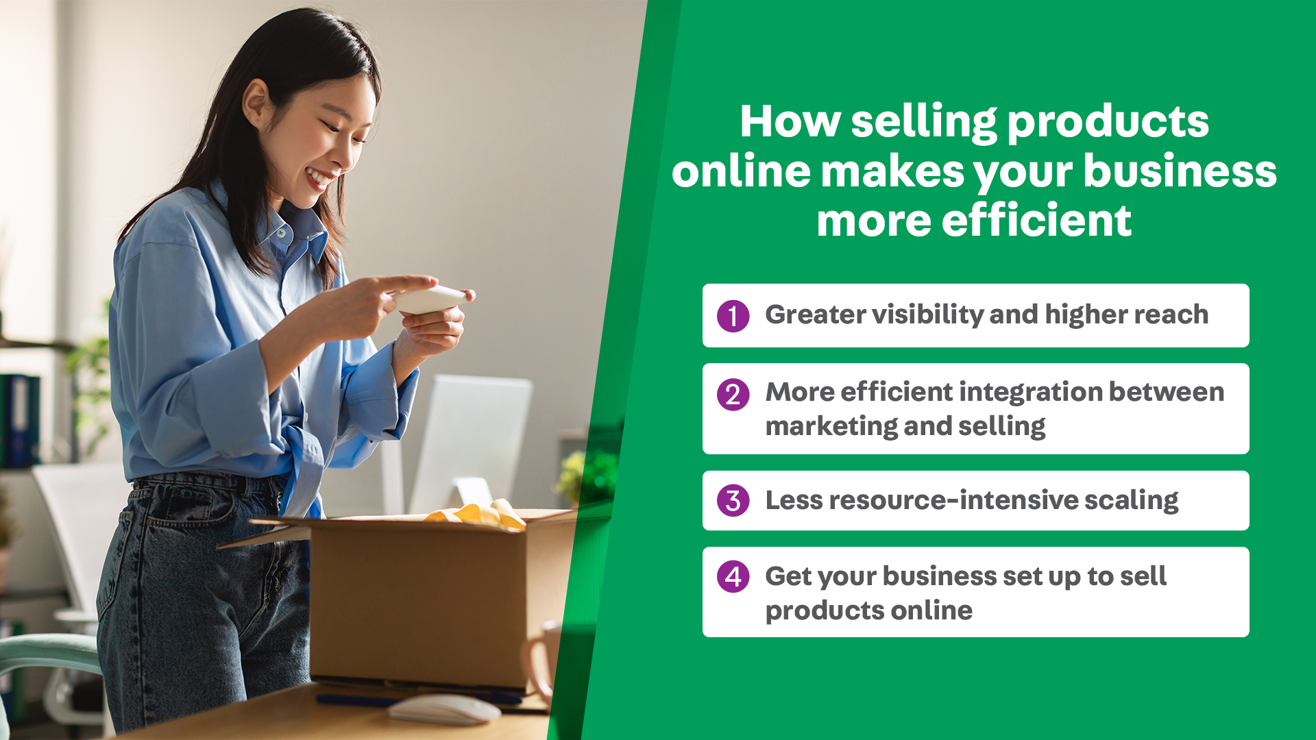 How Selling Products Online Makes Your Business More Efficient